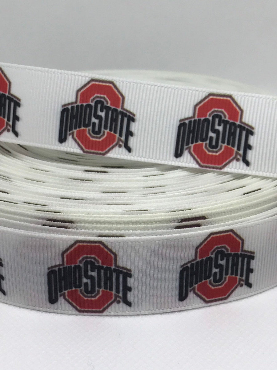 OHIO STATE BUCKEYES inspired grosgrain ribbon and/or coordinating 1" f ...