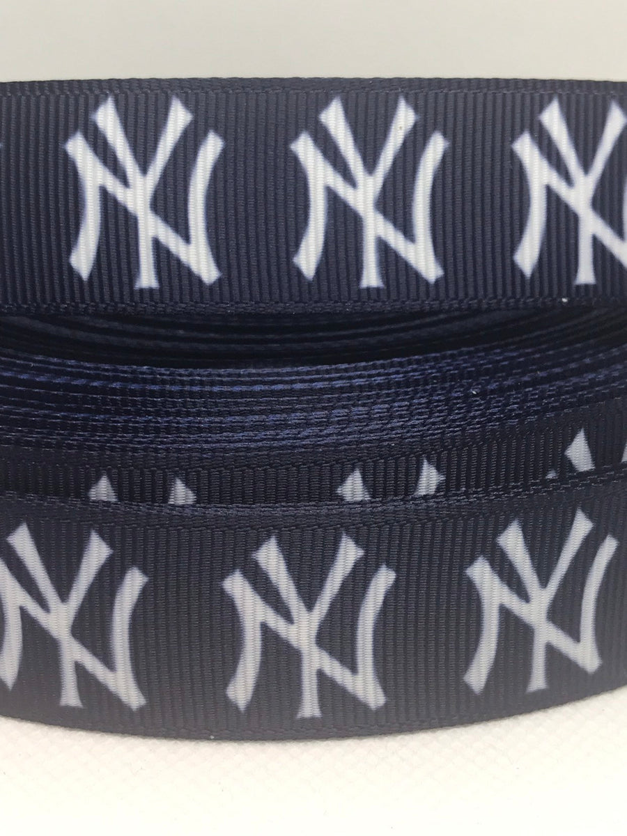 NEW YORK YANKEES inspired grosgrain ribbon and/or coordinating 1" flat ...